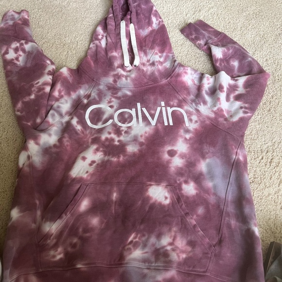 Calvin Klein | Tops | Calvin Klein Tie Dye Hoodie | Poshmark